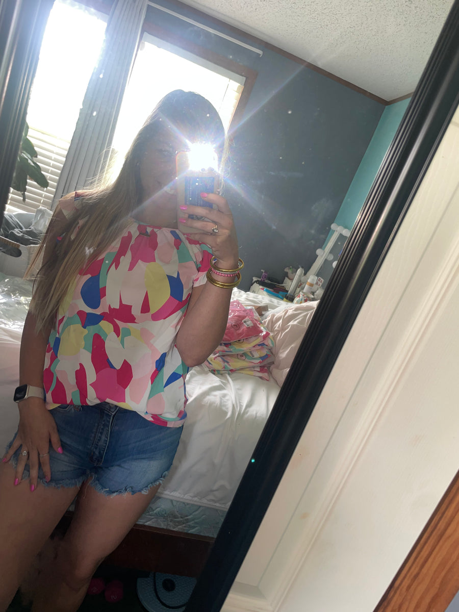 Bright & Abstract Top – Heavenly Rae